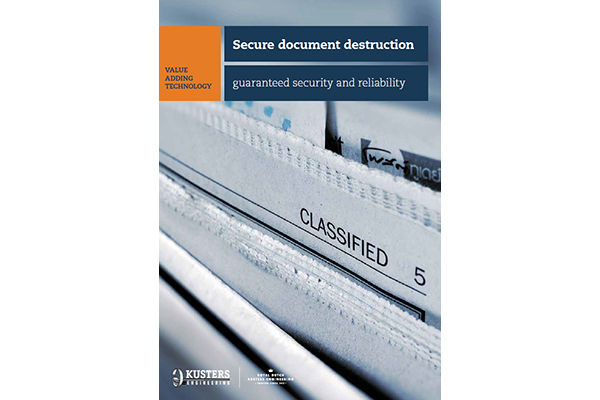 Download the Secure document destruction brochure